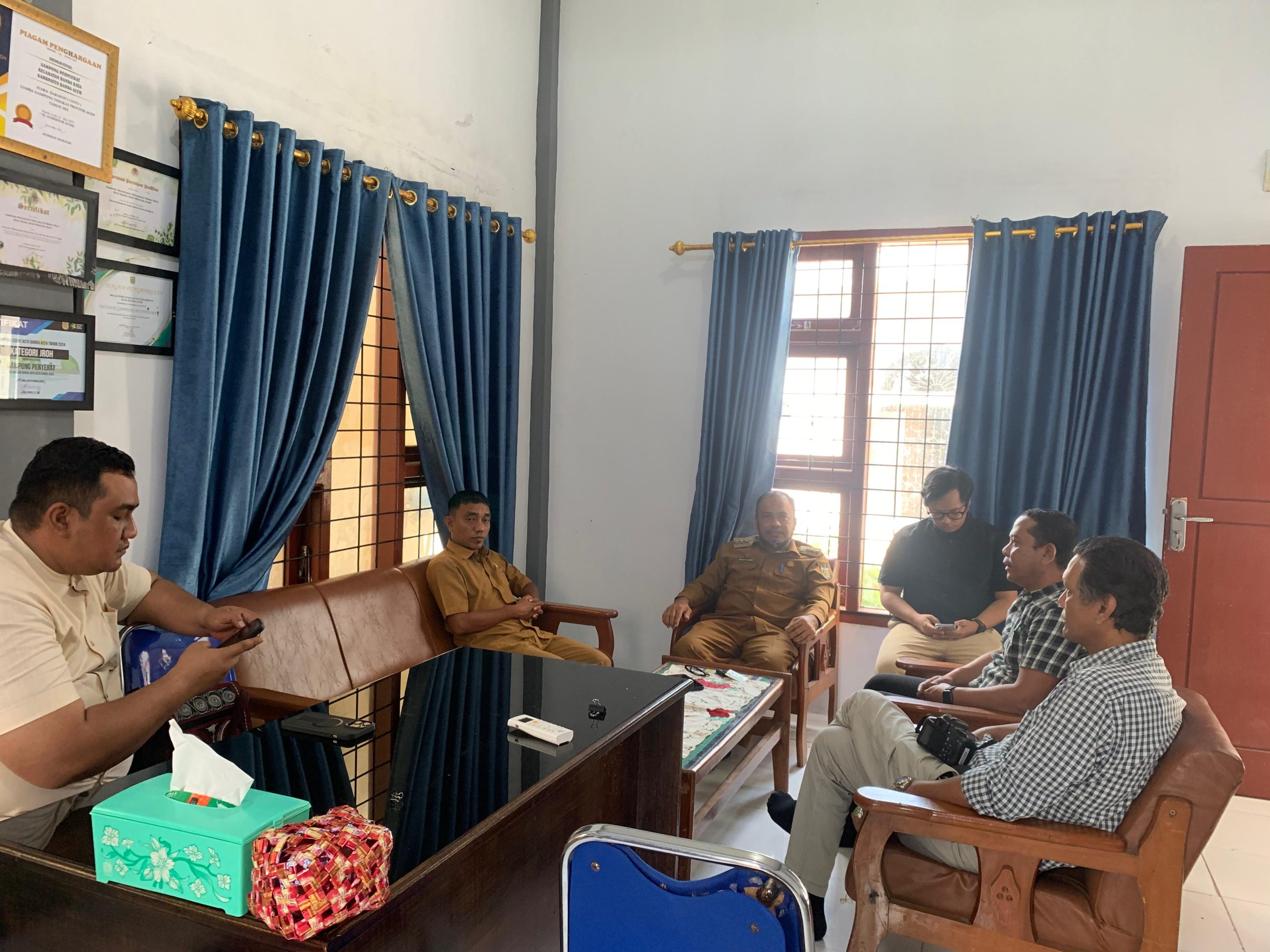 DPMG Aceh bersama Tim Skala Pusat dan Provinsi berkunjung ke Gampong ...